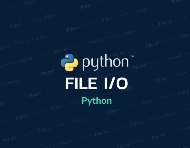 [python] File I/O